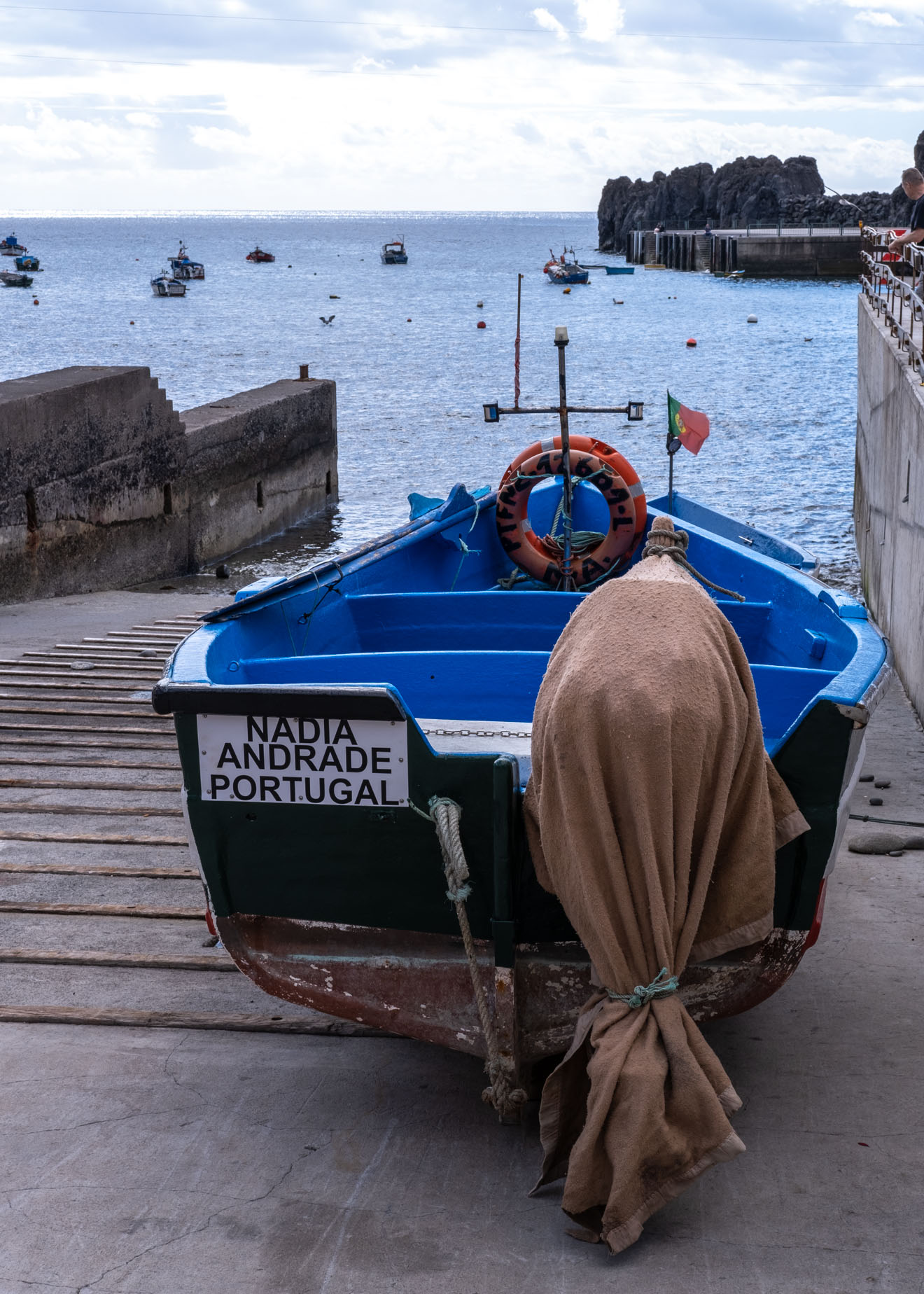 Båtar i Câmara de Lobos - Anna Forsberg i Portugal